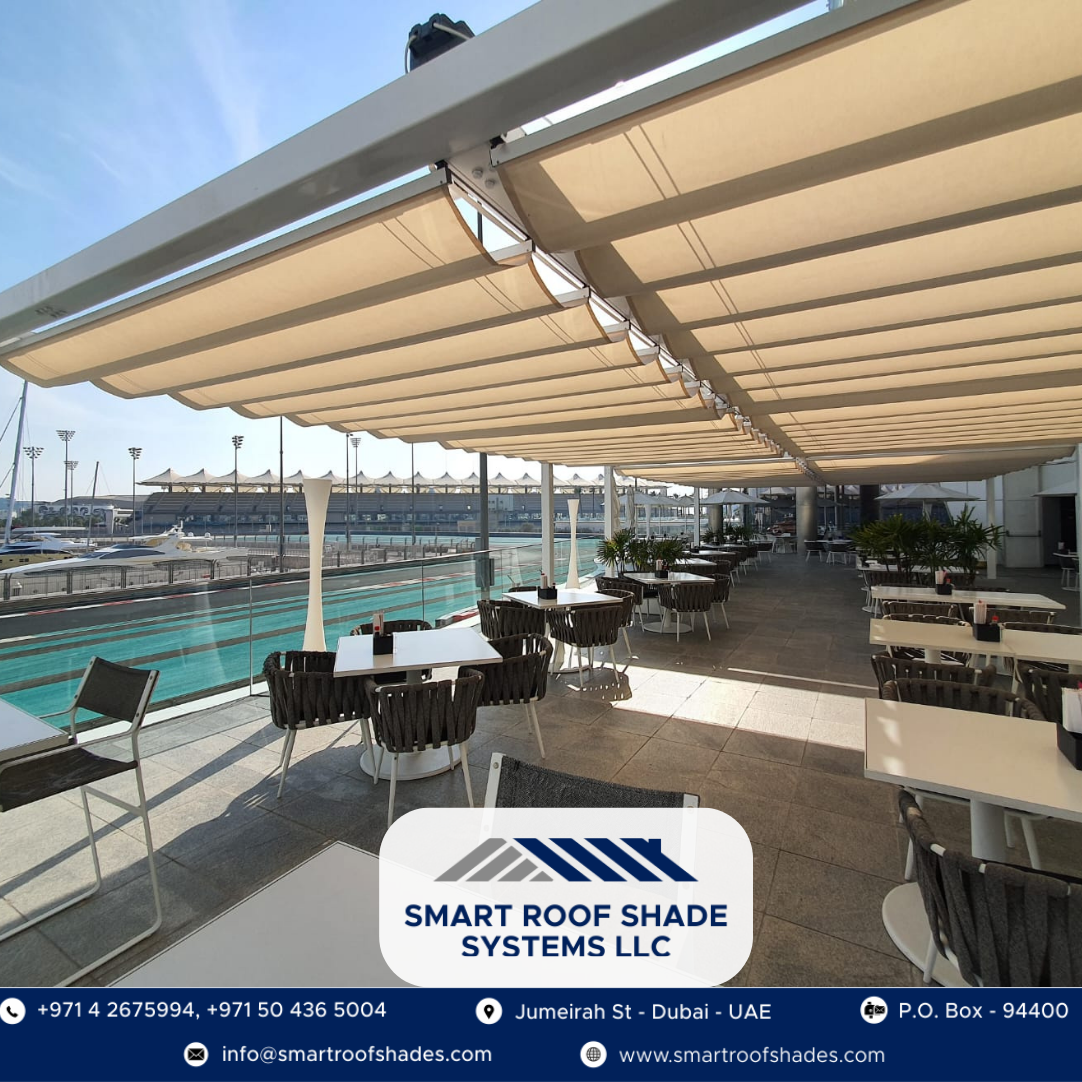 Motorized Pergola: Specifications, Benefits & Prices SMART ROOF SHADE ...